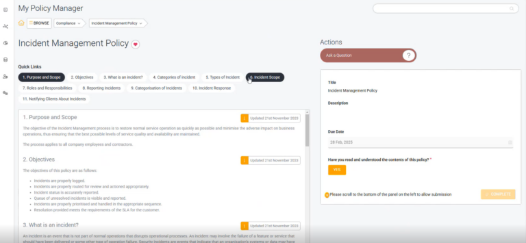 Policy Management Software I CoreStream GRC