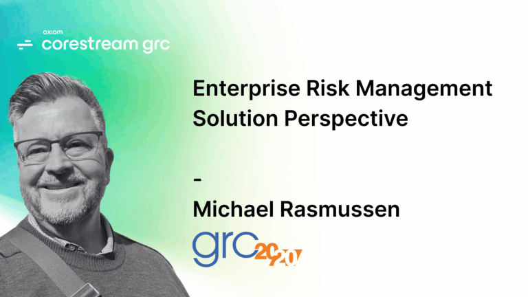 Michael Rasmussen’s Risk Management review | CoreStream GRC